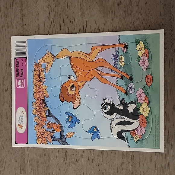 Disney | Toys | Bambi Frame Tray Puzzle | Poshmark